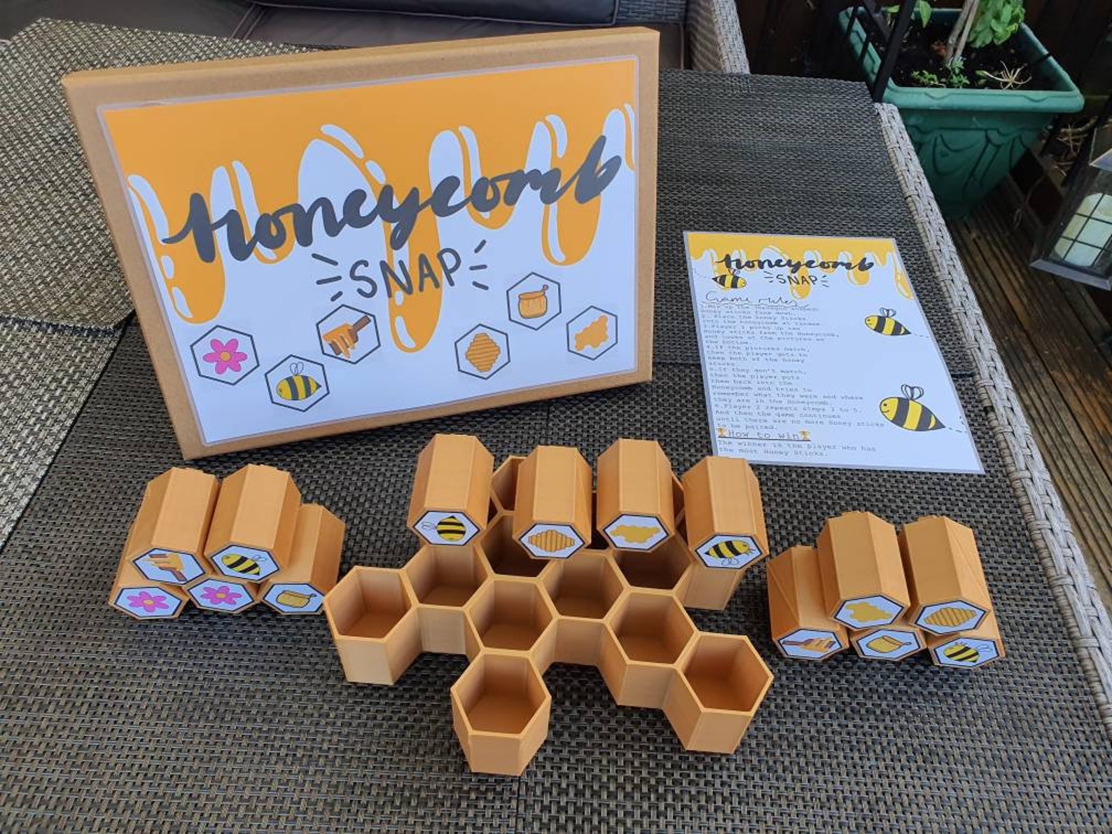 Honeycomb Snap Game, el juego de Snap con el tema Honeycomb / Bee ...