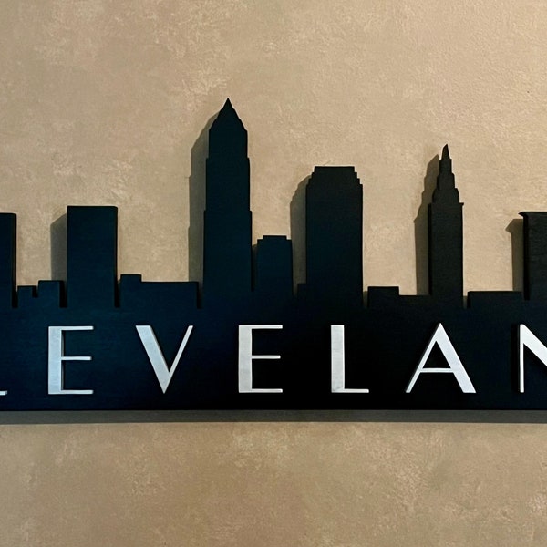 Cleveland Skyline - Etsy