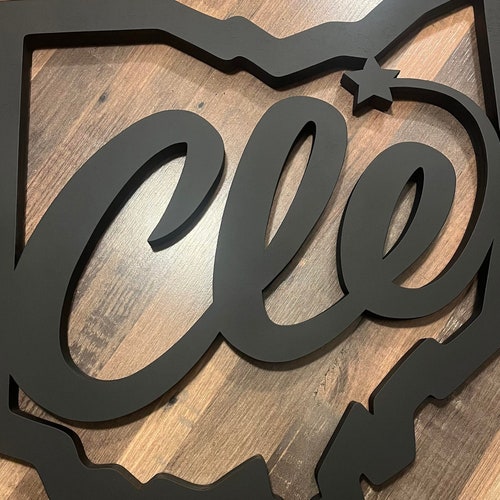 Cleveland cle Sign - Etsy