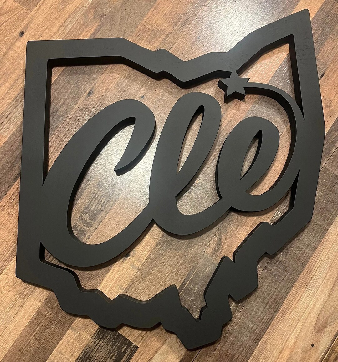 Cleveland cle Sign - Etsy
