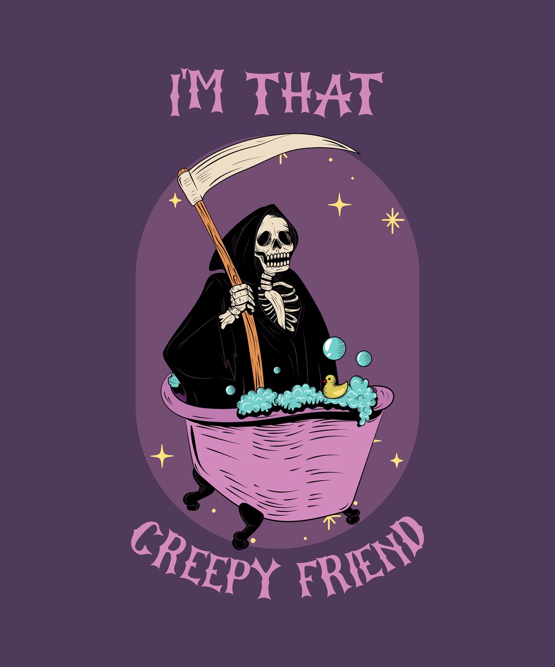 I'm That Creepy Friend Png - Etsy