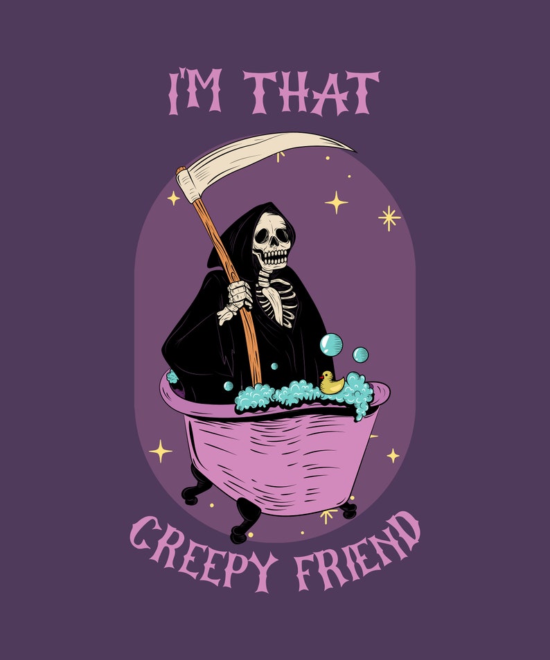 I'm That Creepy Friend Png - Etsy