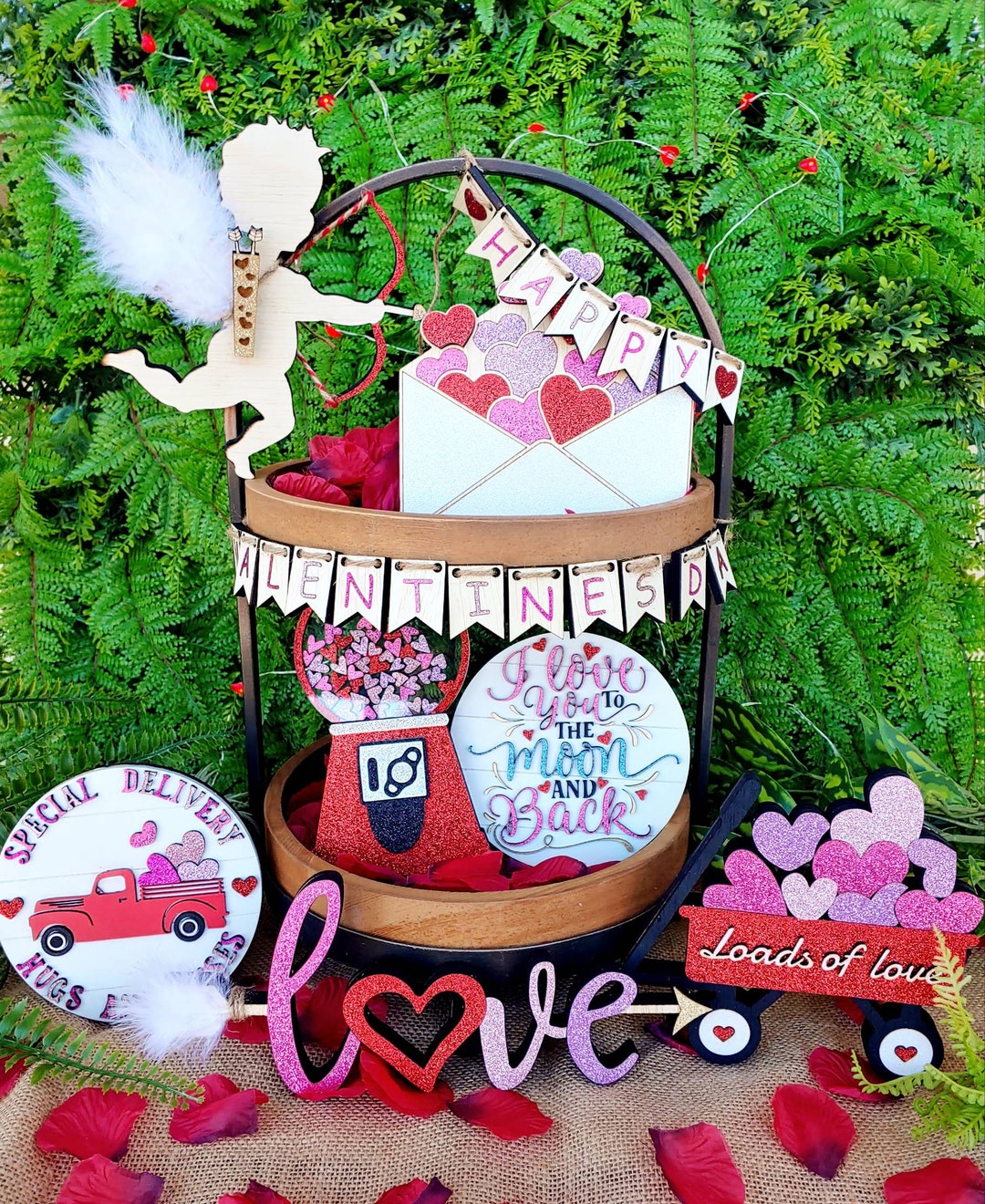 Loads of Love Valentines Day Tiered Tray Decor, Valentines Day ...