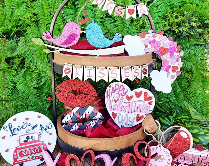 Love is in the Air Valentines Day Tiered Tray Decor, Love Is ...