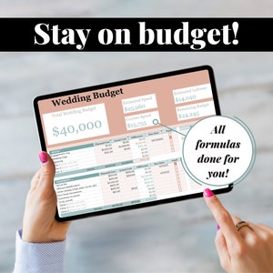 10-in-1 Wedding Spreadsheet - Online Budget Planner, Guest List ...