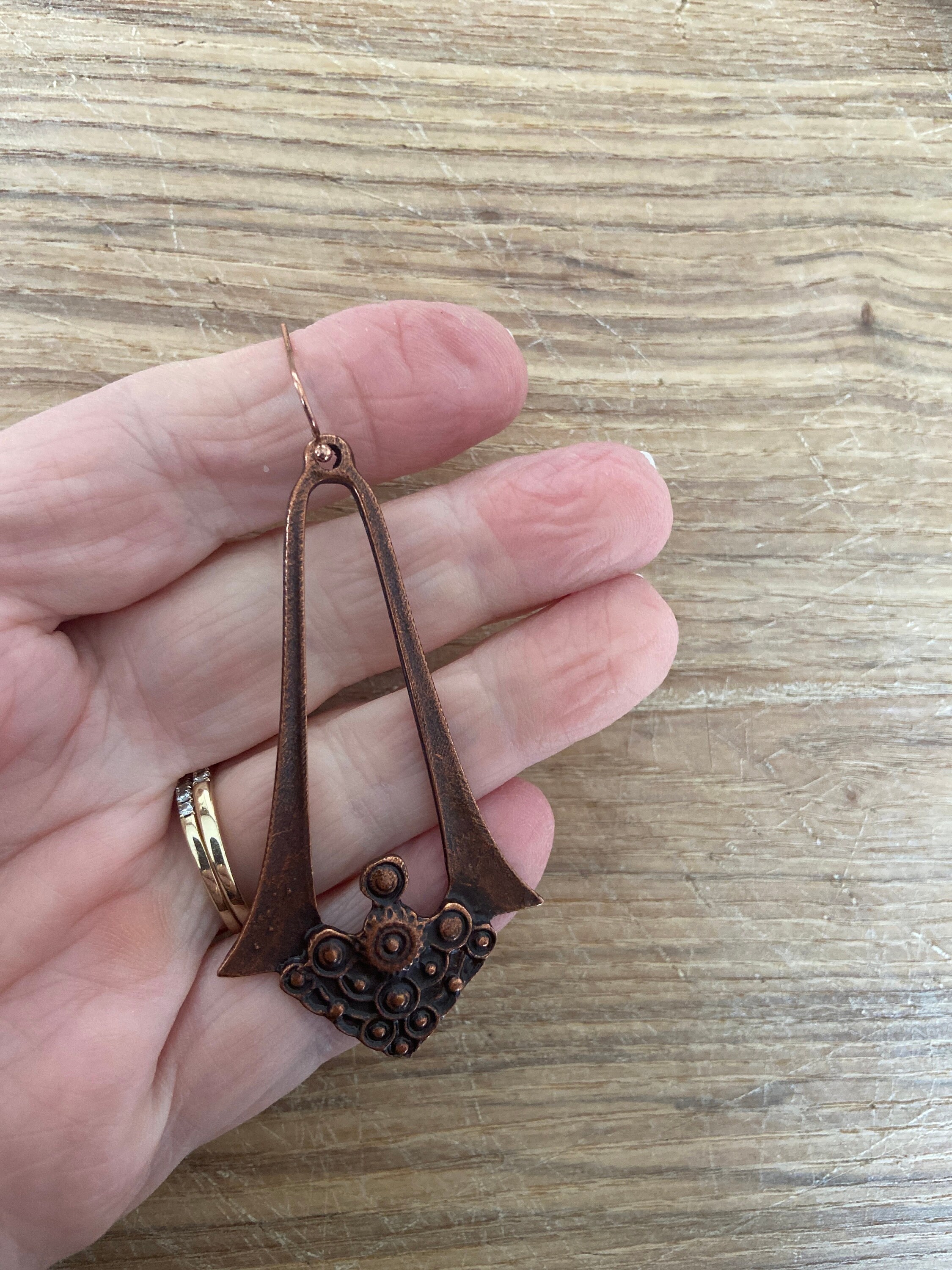 Antique Copper Pendants - Etsy