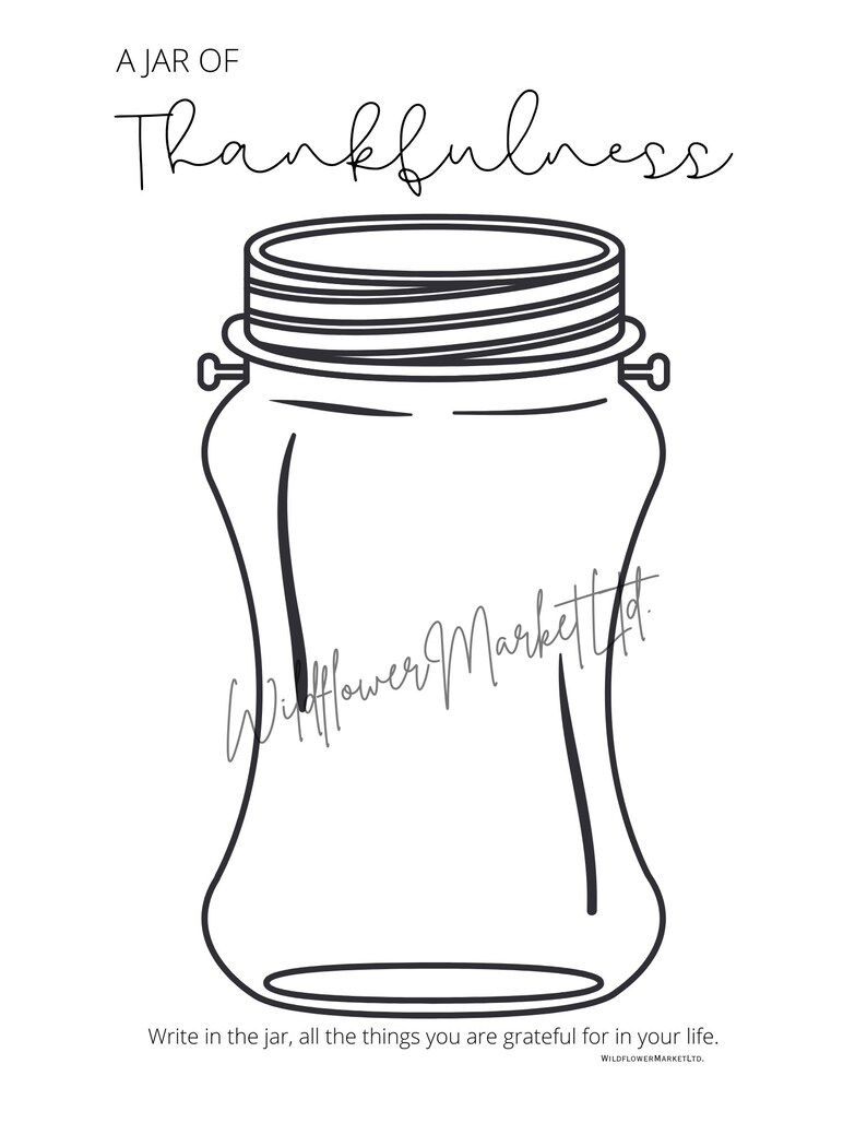 Thankfulness Reflection Worksheet Students Digital Download - Etsy