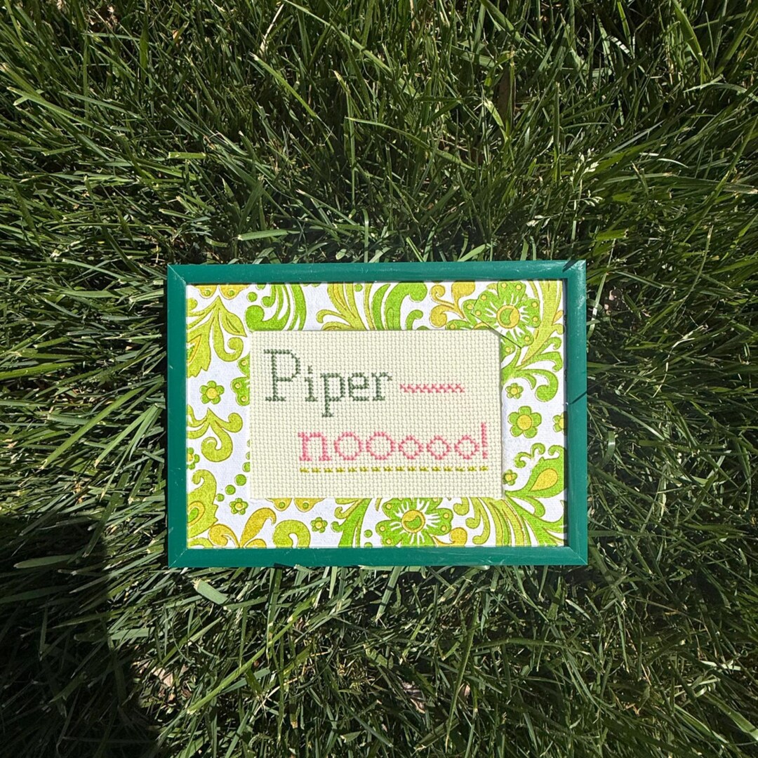 Piper Nooo White Lotus Cross Stitch - Etsy