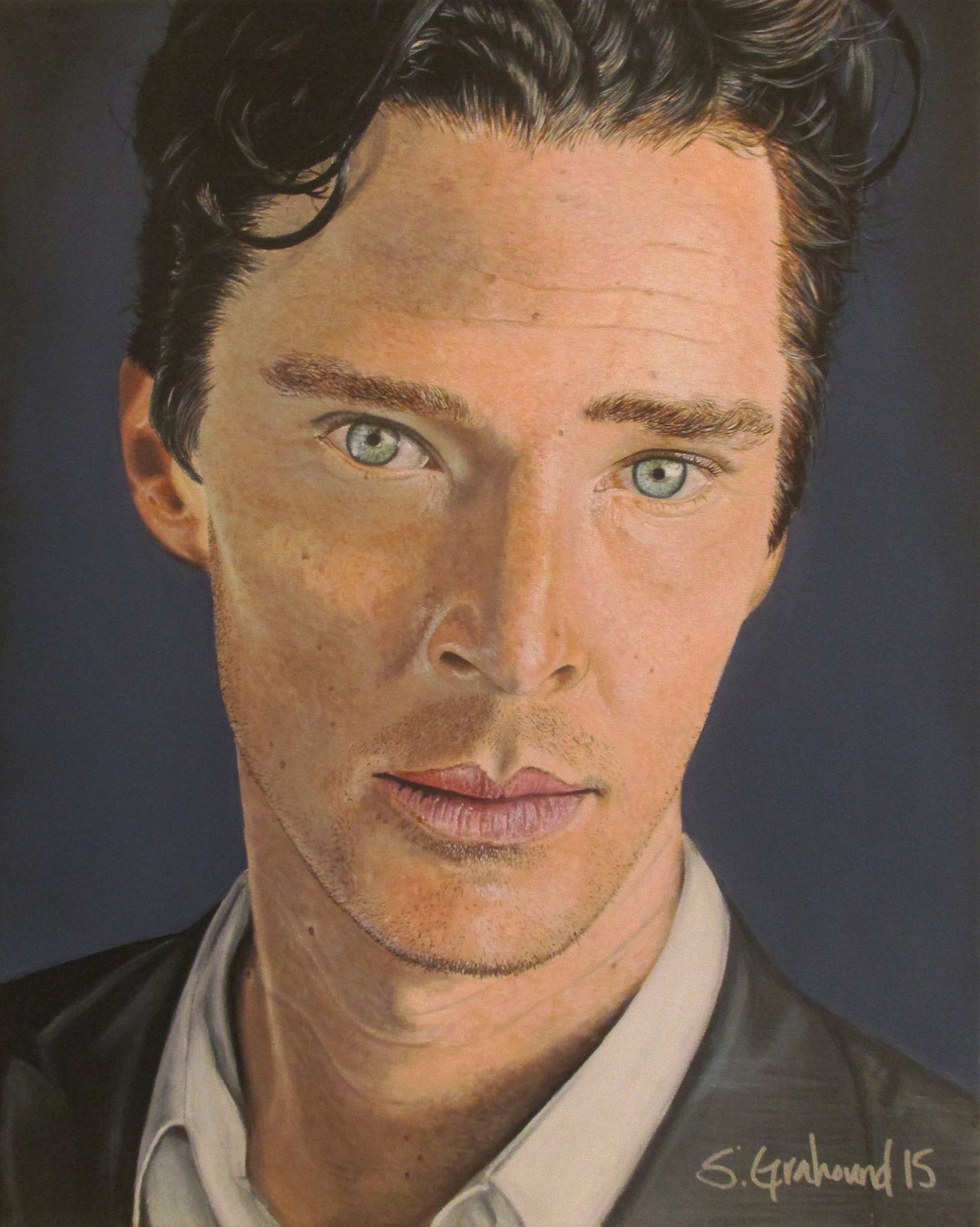 Print of Benedict Cumberbatch From an Acrylic Painting on - Etsy