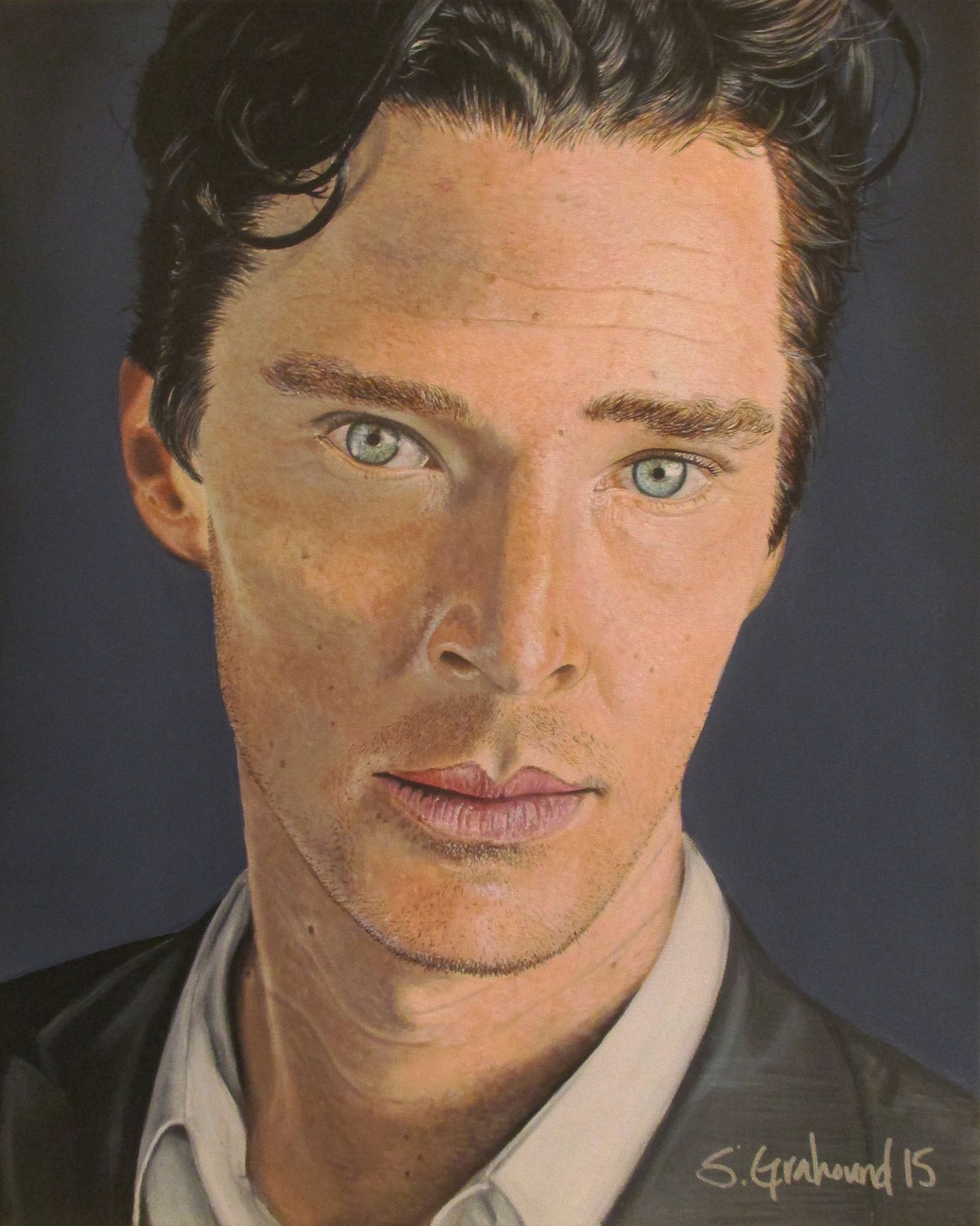 Print of Benedict Cumberbatch From an Acrylic Painting on - Etsy