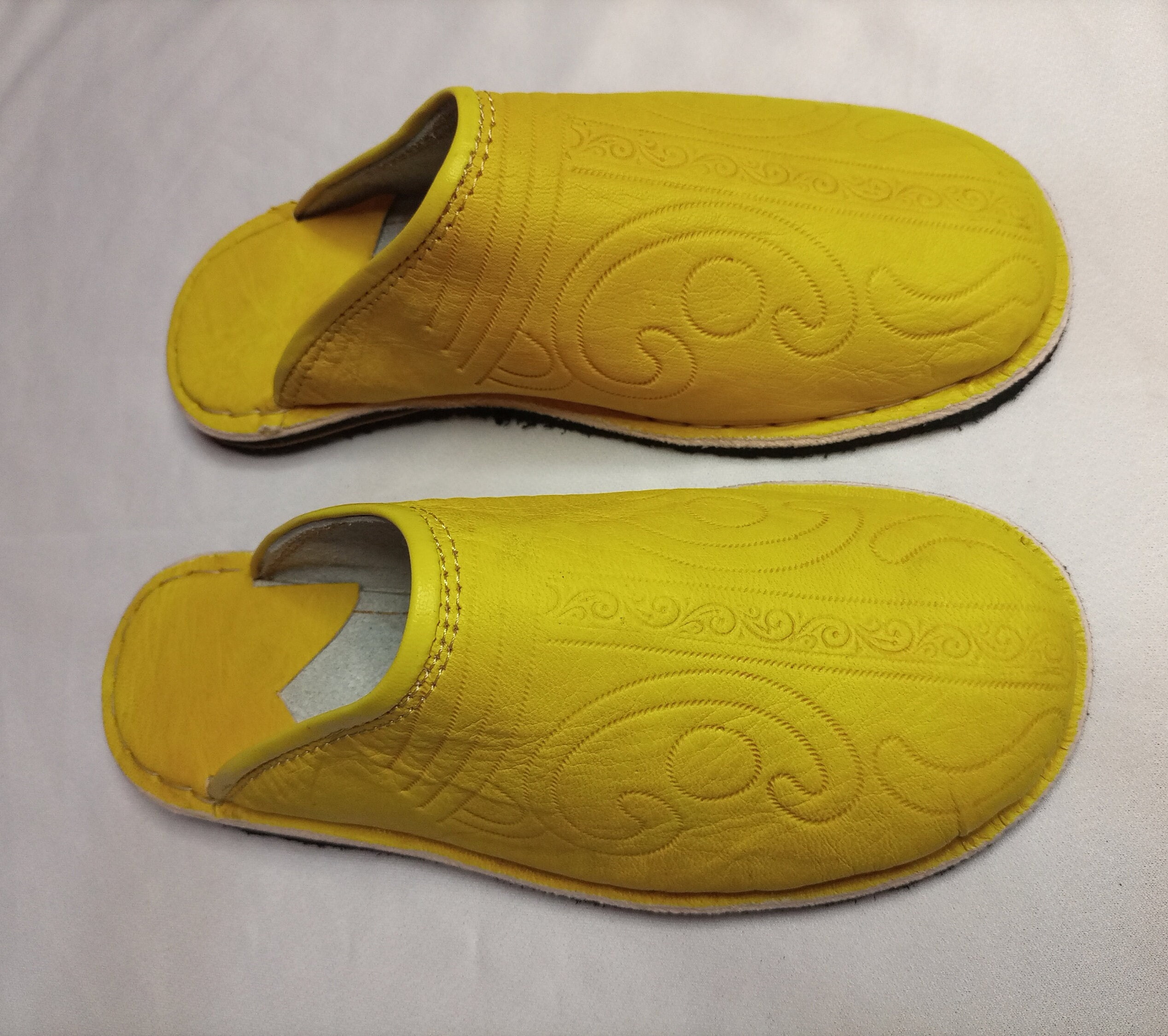 Leather Slippers Berber Babouche Moroccan Handmade Babouches With ...