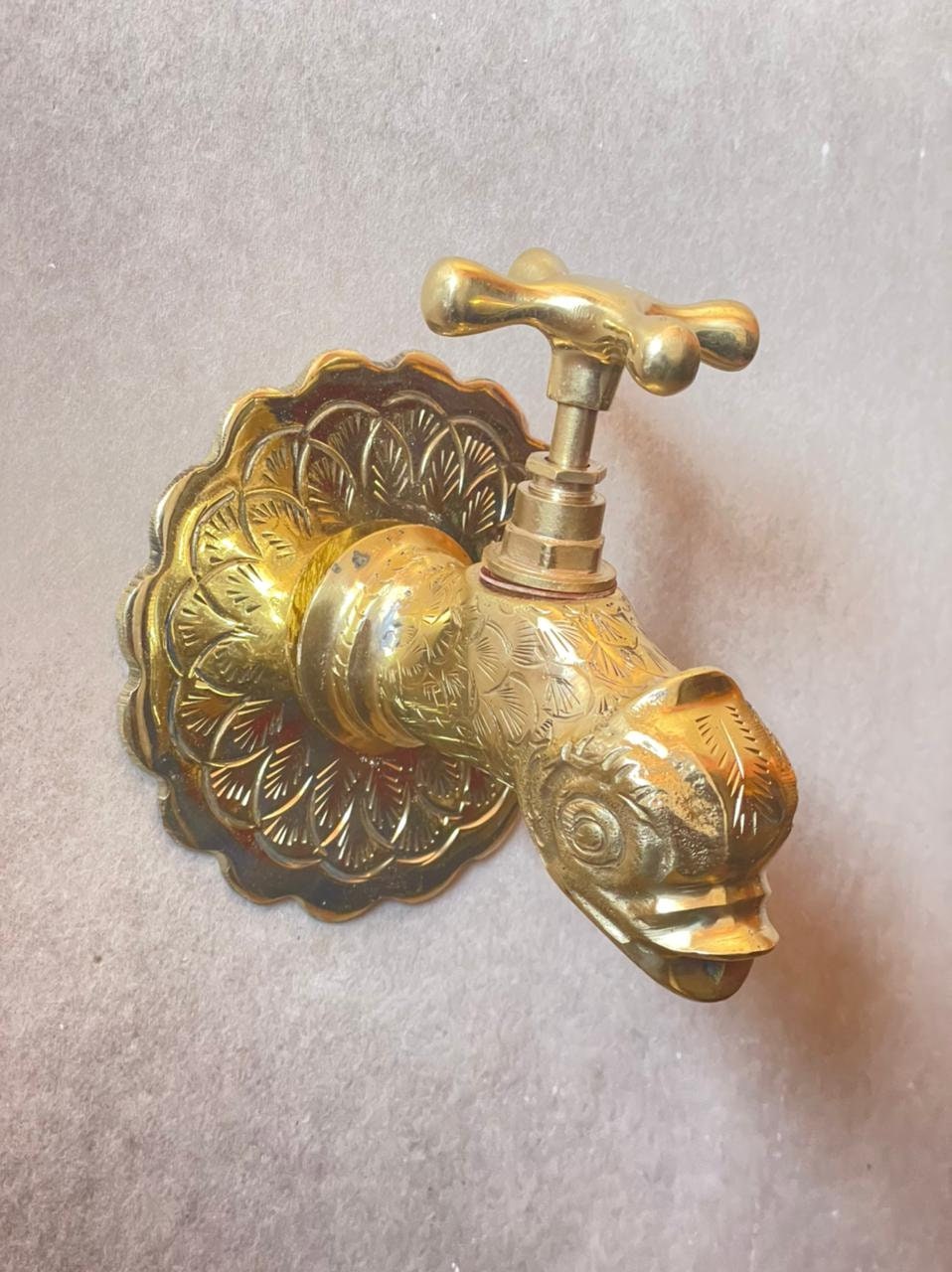 Handmade Moroccan Brass Fish-shaped Faucet - Etsy