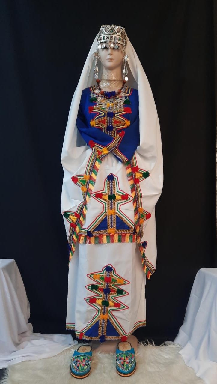 Amazigh Dress Set Complete, Linen Dress, New Linen Dress, Berber ...