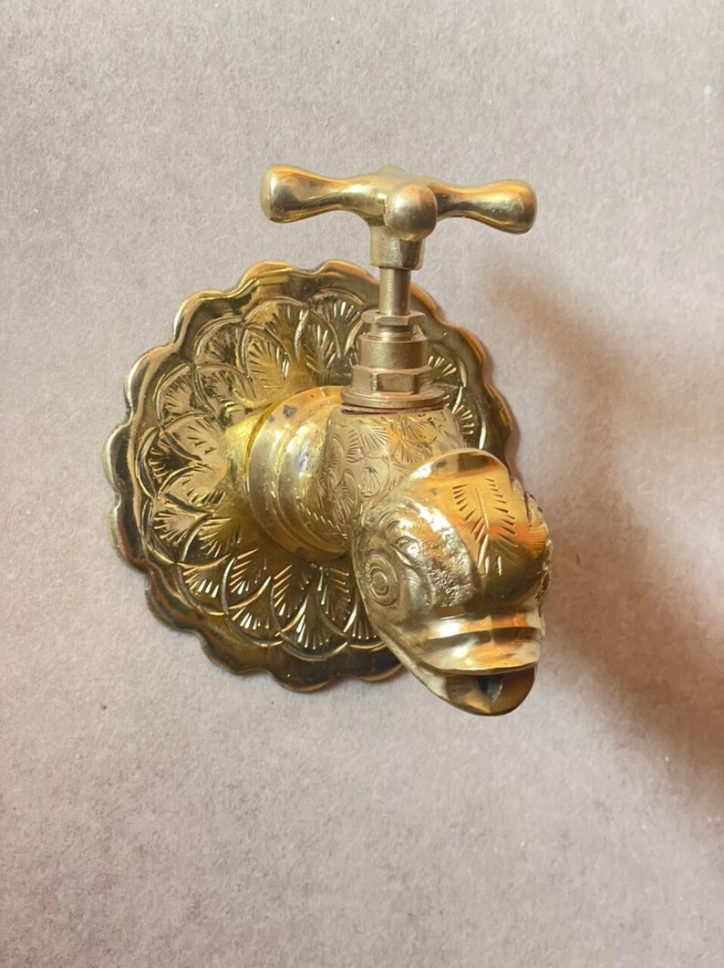 Handmade Moroccan Brass Fish-shaped Faucet - Etsy