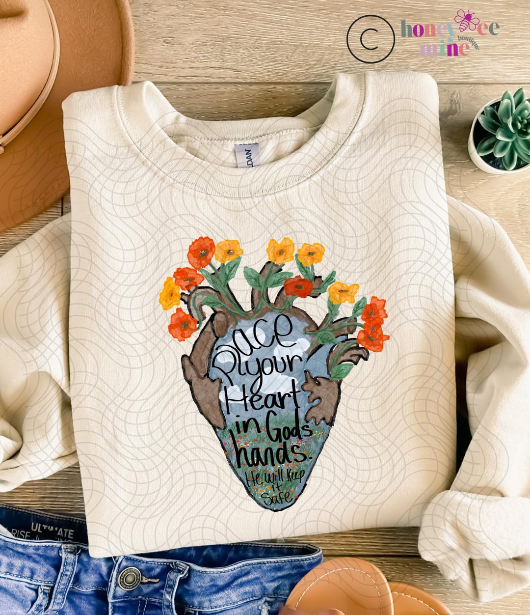 Place Your Hearts in Gods Hands SVG | JPG | PNG | Sublimation | Vinyl ...