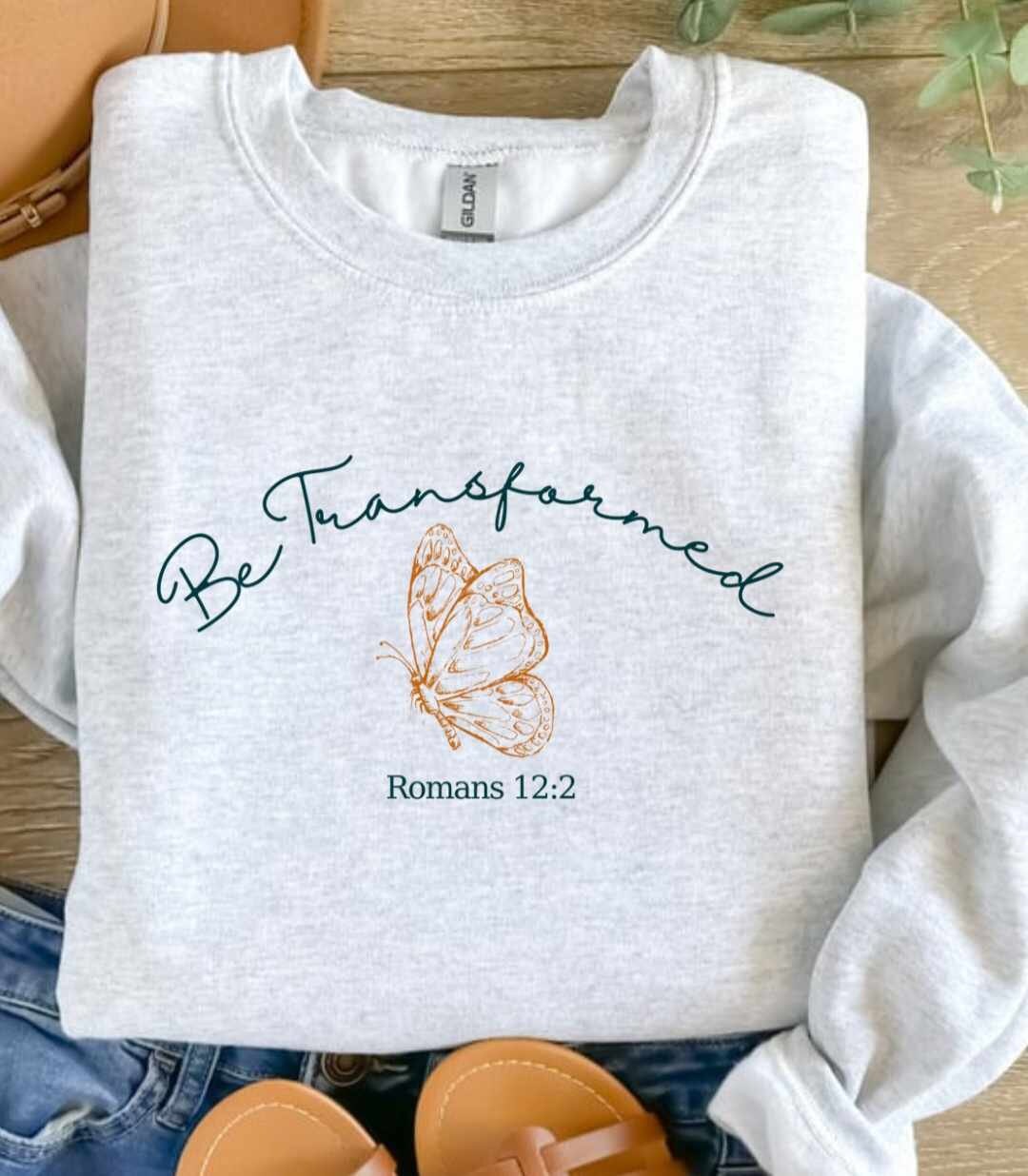 Be Transformed JPG PNG DTF Sublimation Vinyl Transfer Christian Designs ...