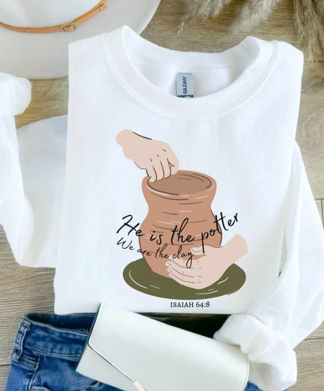 He is the Potter PNG | Sublimation | Vinyl | Christian Designs | Jesus ...