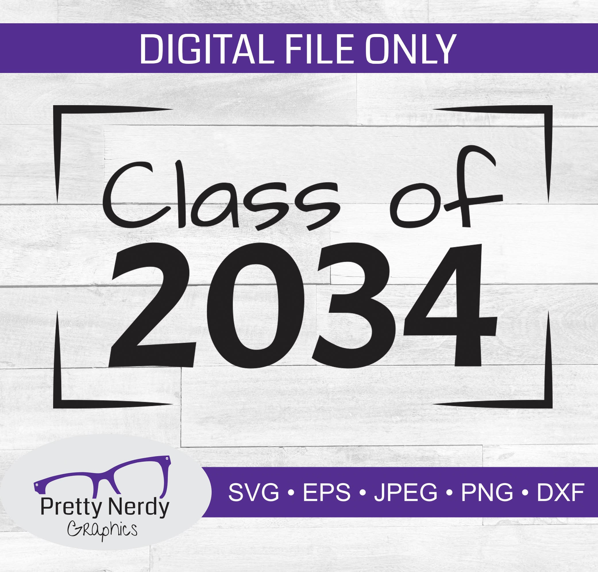 Class of 2034 Svg, Back to School Svg, Preschool Svg - Etsy