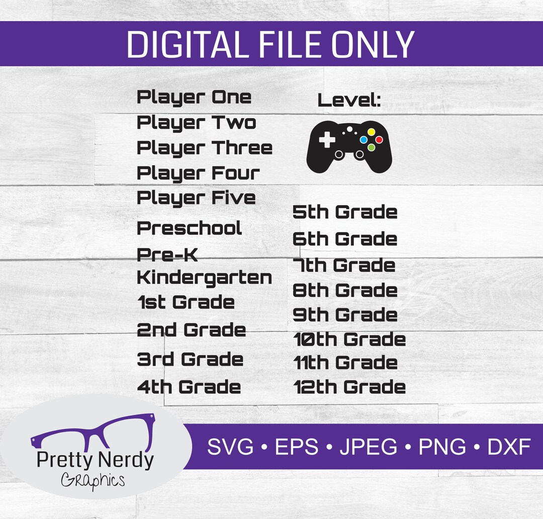 First Day of School Gamer Set Svg, Back to School Svg, First Day of ...