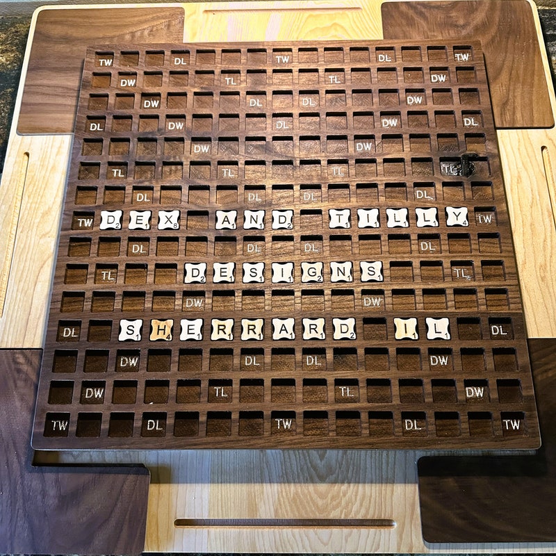 Scrabble Board - Etsy