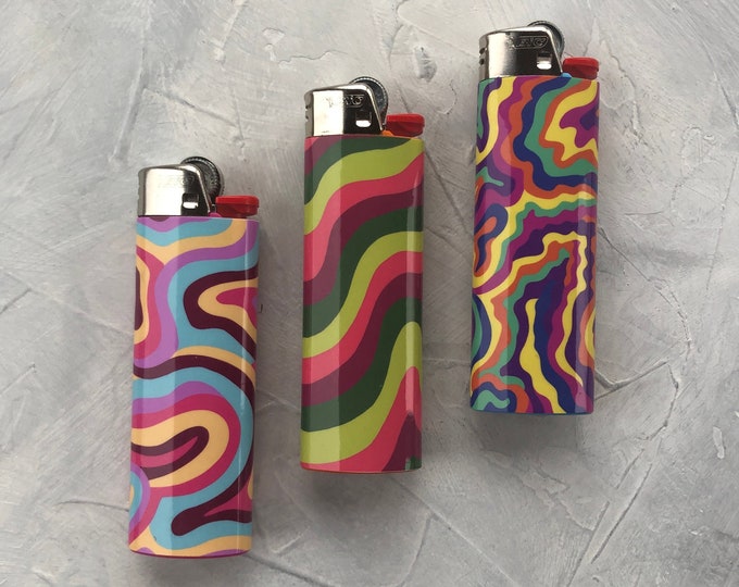 Lighter Stickers Psychedelic Stickers Weed Accessories | Etsy