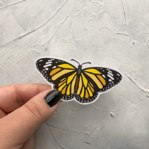 Monarch Sticker, Insect Sticker, Butterfly Sticker, Monarch Butterfly ...