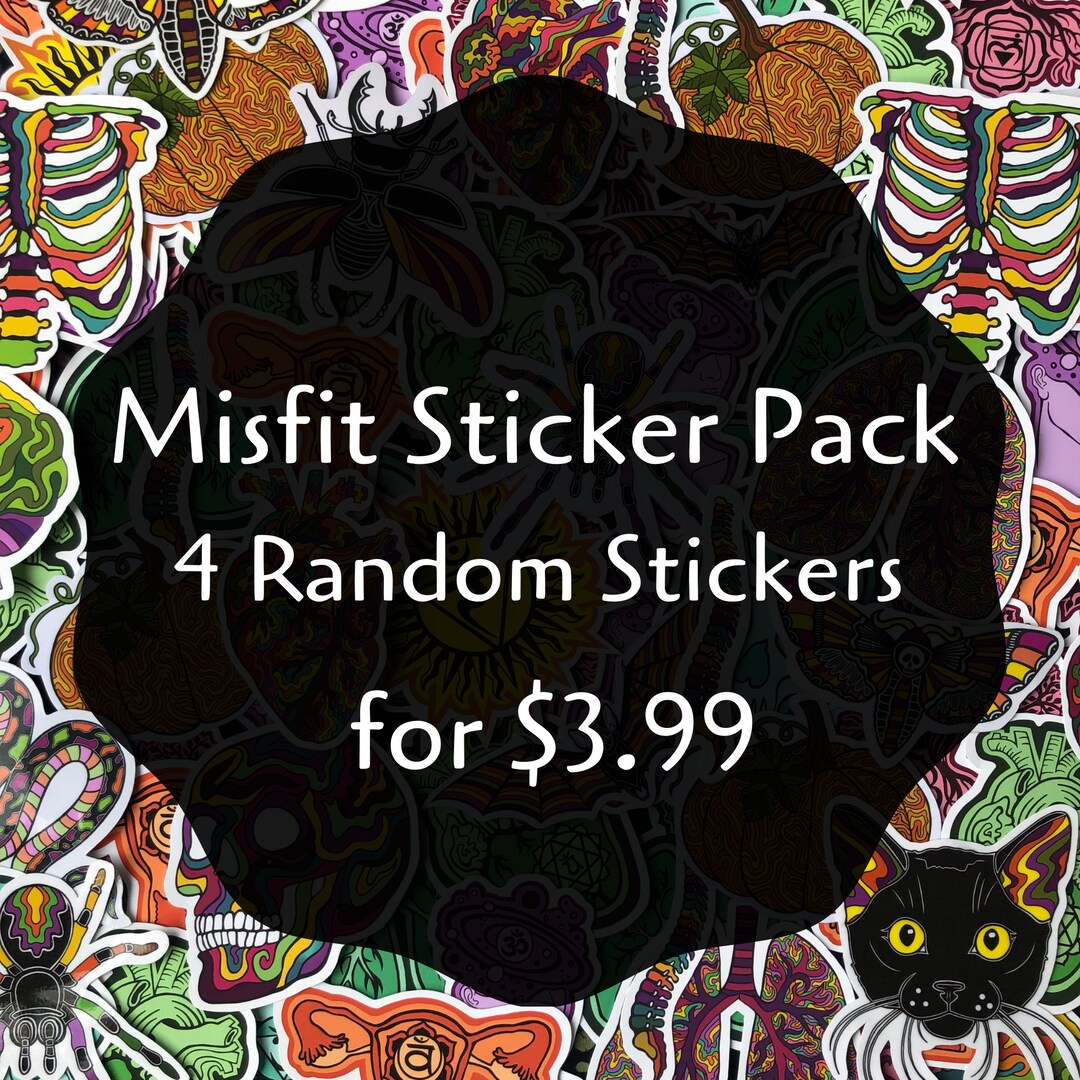 Misfit Stickers, Discounted Stickers, Oops Sticker, Imperfect Stickers ...