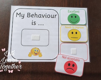 Behaviour Chart | Etsy UK