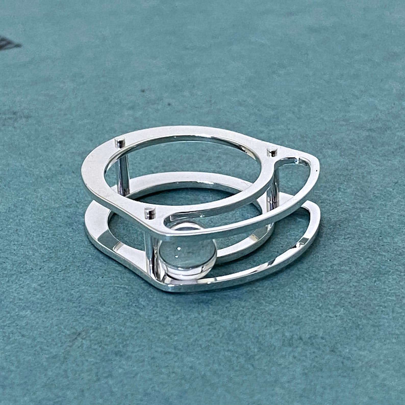 Rolling Sphere Ring Ver.1 (order Production) - Etsy