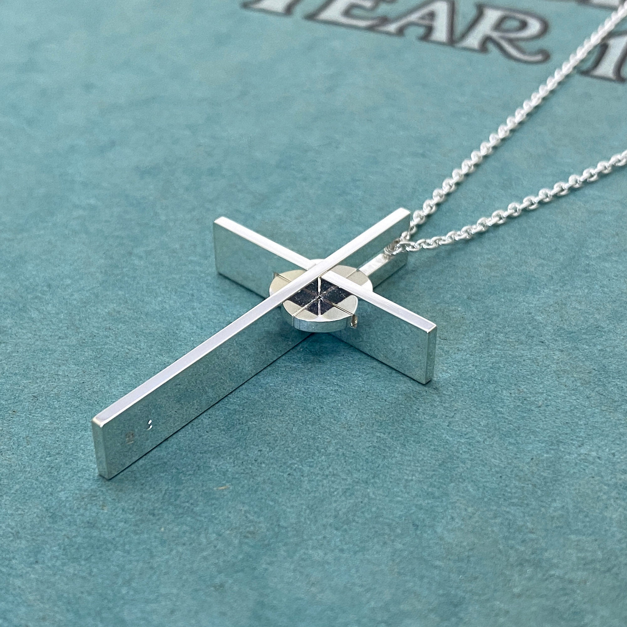 Puzzle Circle Cross Pendant order Production - Etsy UK