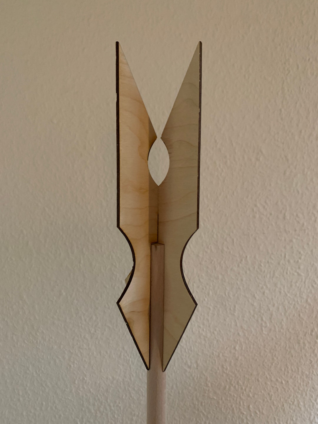 Wooden Weapons saruman / Gimli to Attach to a Round Stick Digital File ...