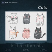Cats PNG Bundle Cat Breed Clip Art Bundle With 26 Detailed - Etsy Canada