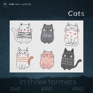 Cats PNG Bundle Cat Breed Clip Art Bundle With 26 Detailed - Etsy Canada