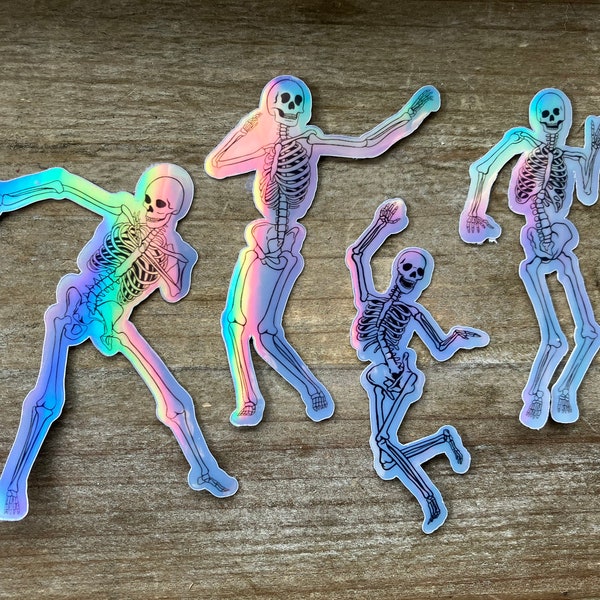 Skeleton Sticker - Etsy