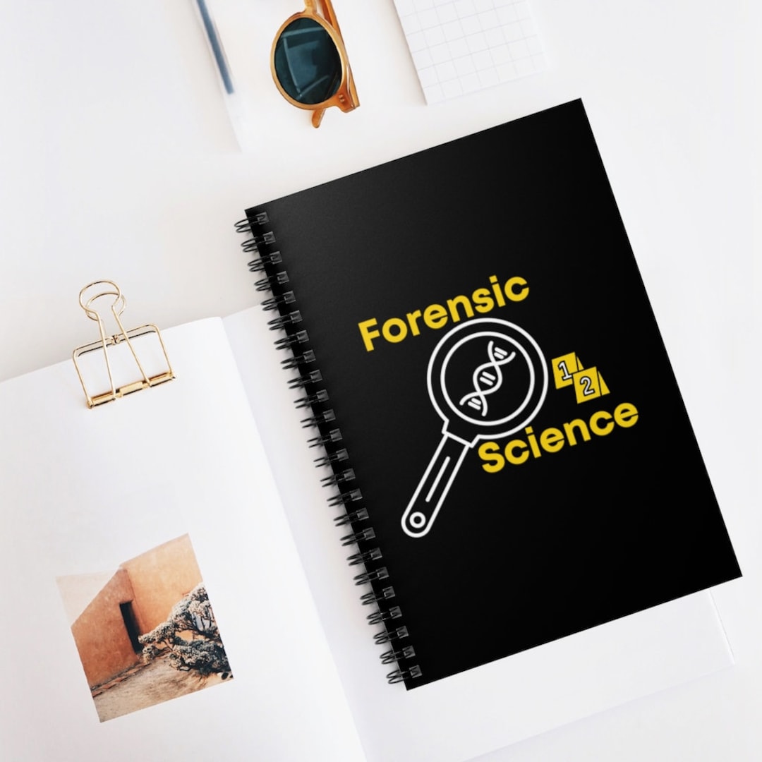Forensic Science Journal, Forensics Spiral Notebook, Crime Scene Investigation Notebook ...