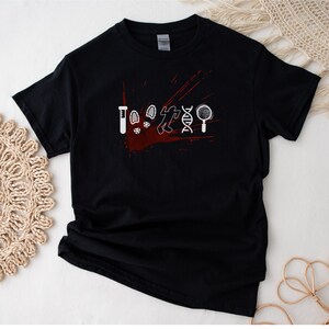 Forensic Science Shirt, Blood Spatter Shirt, Crime Scene Investigation ...
