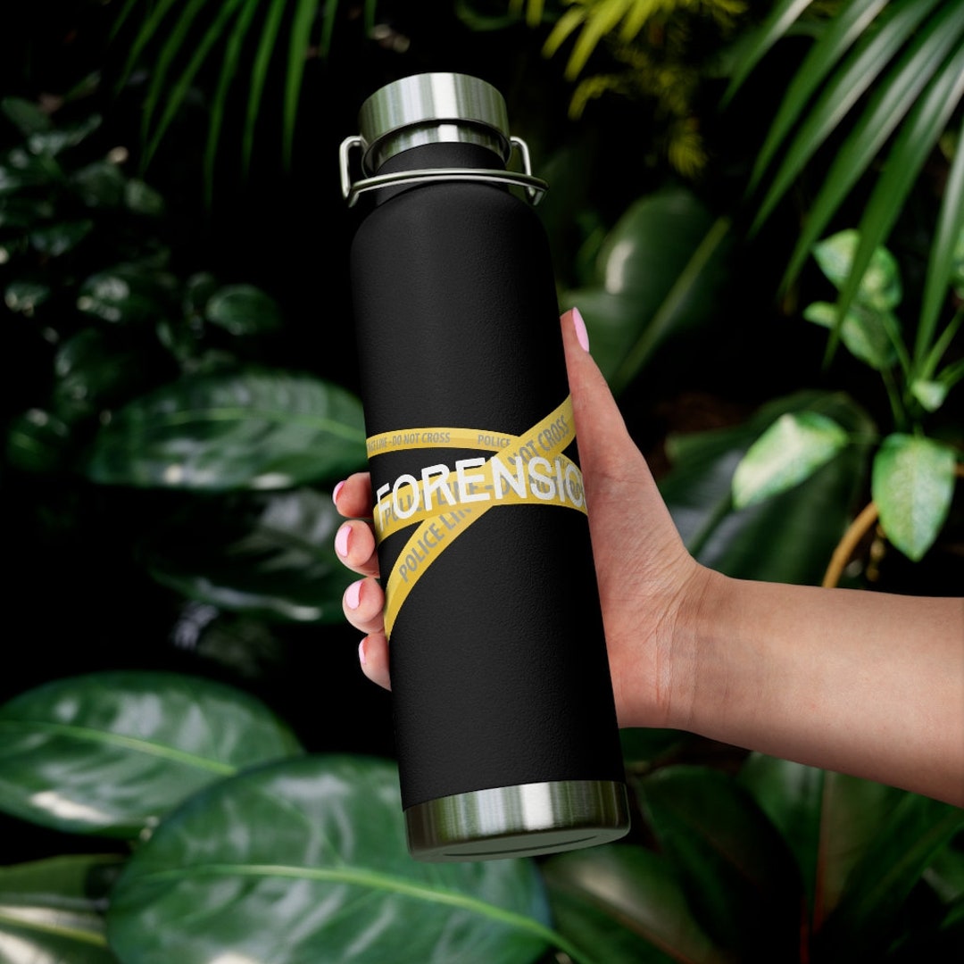 Forensics Water Bottle, Forensic Science Water Bottle, Crime Scene ...