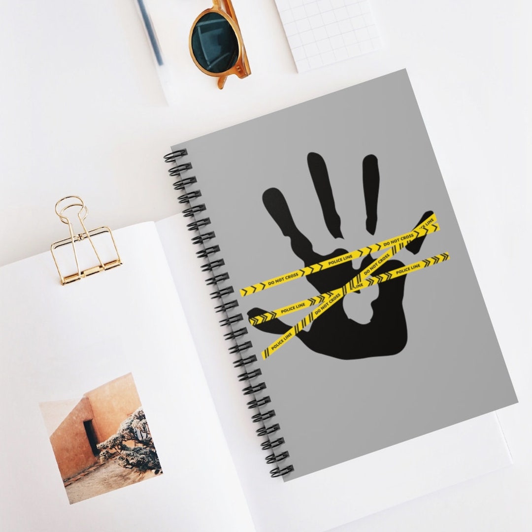 Forensic Science Journal, Forensics Spiral Notebook, Crime Scene ...