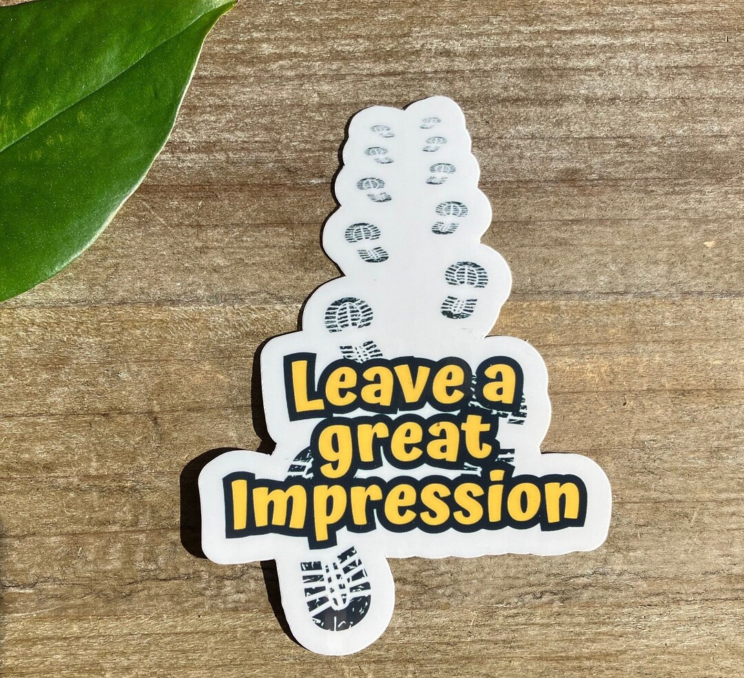 Leave a Great Impression Sticker, Forensics Sticker, Last Responder ...