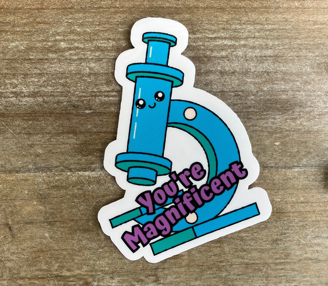 You're Magnificent Science Sticker, Motivational Sticker, Inspirational ...