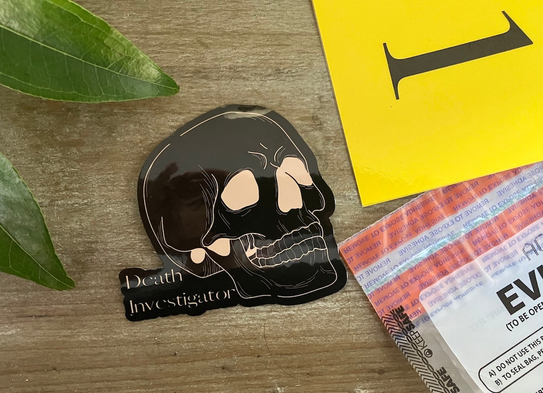 Death Investigator Sticker, Last Responder Sticker, Crime Scene ...