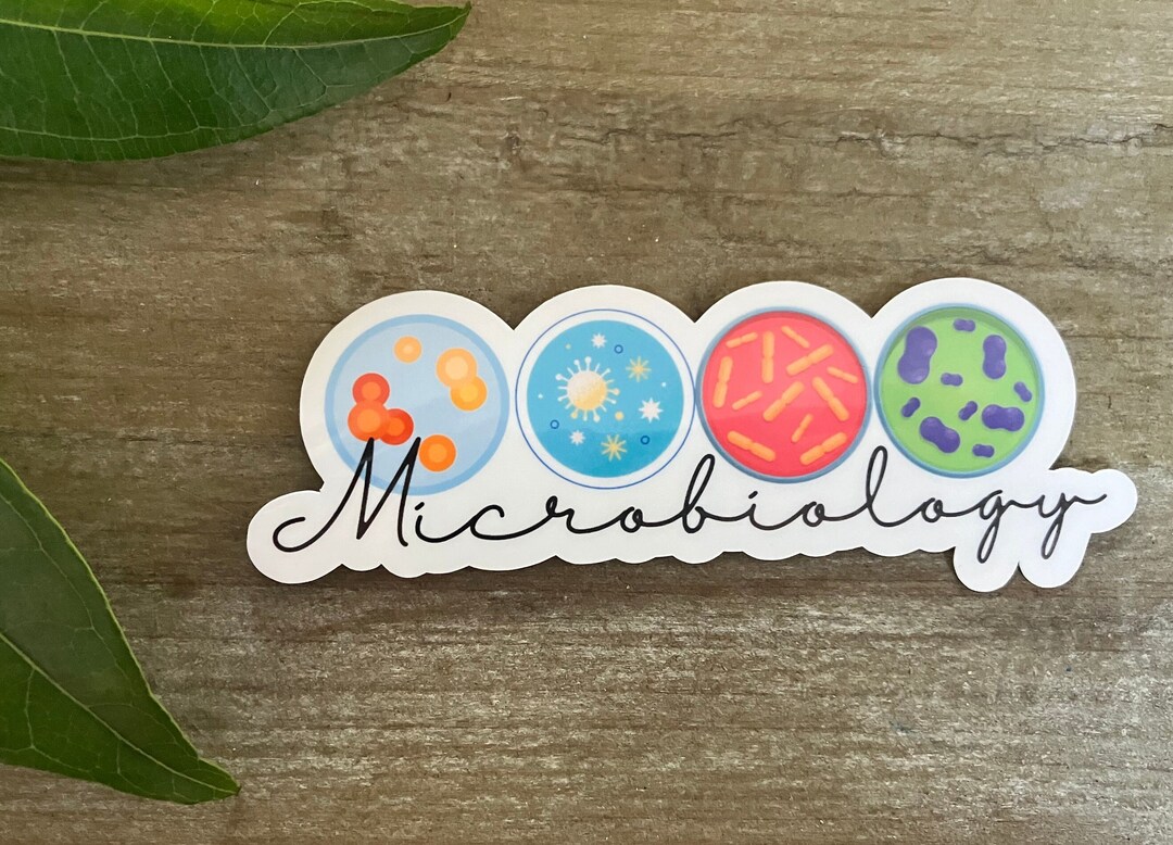 Microbiology Sticker, Graduation Gift, Lab Tech, Infectious Disease ...