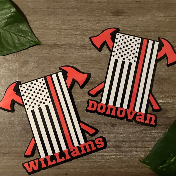 Fire Dept Stickers - Etsy