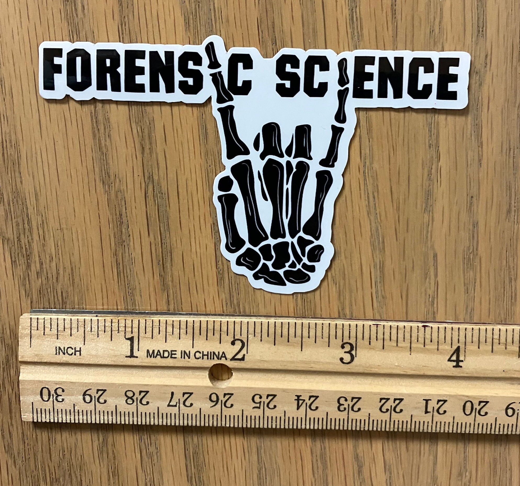 Forensic Science Rocks Sticker, Last Responder Sticker, Forensic ...