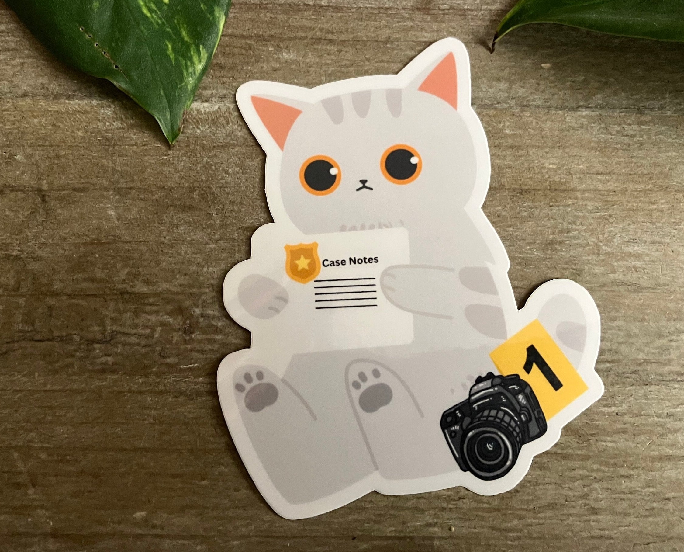 Crime Scene Kitties, Forensics Cat Stickers, Crime Scene Technician ...