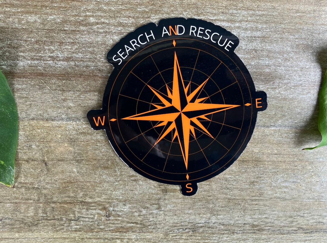Search and Rescue Sticker, Compass Sticker, SAR Gift - Etsy