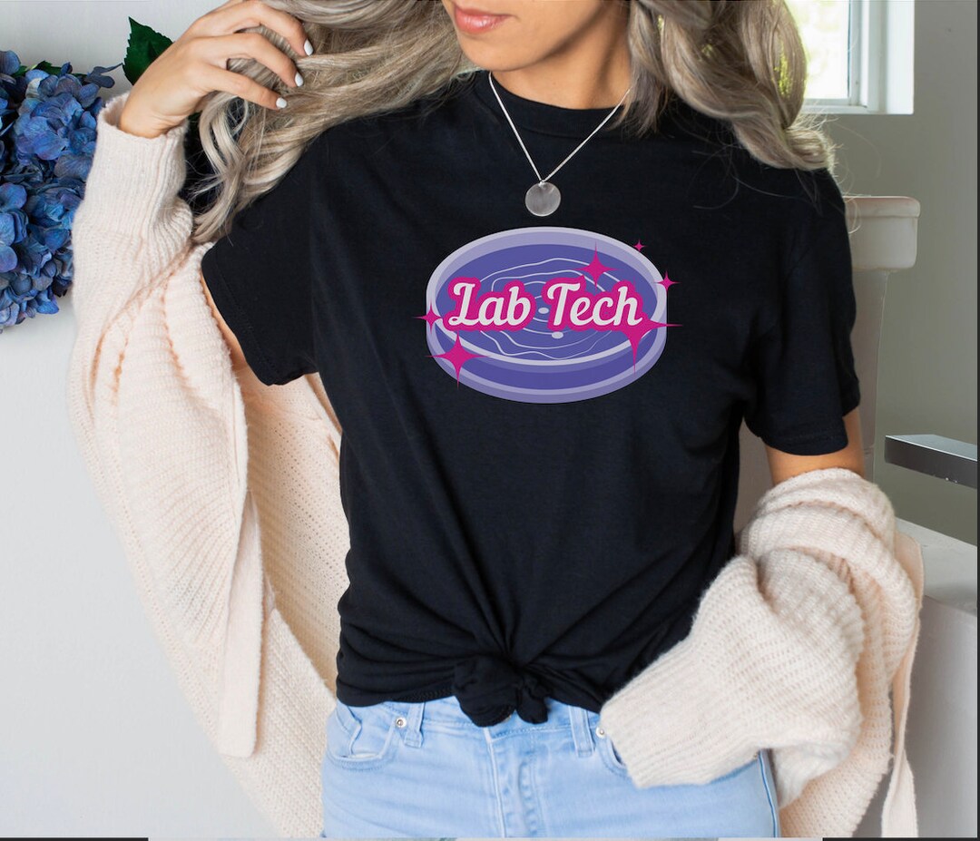 Lab Tech Tee, B Doll Inspired Lab Tech Shirt, Laboratory Shirt, Pink ...