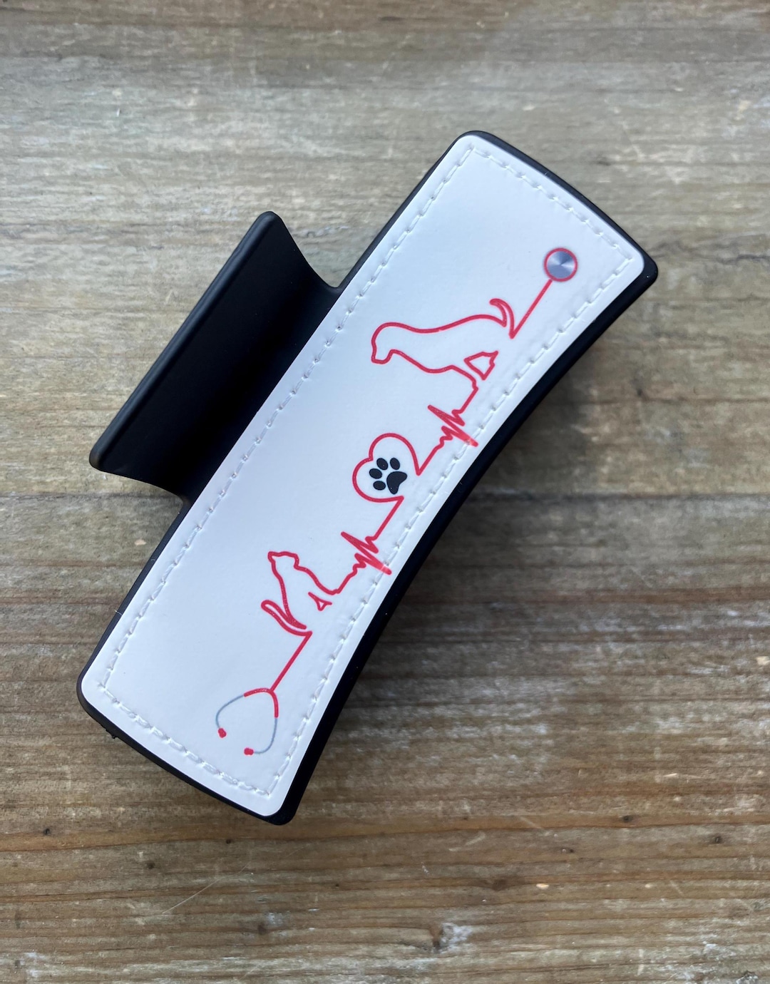 Veterinary Medicine Hair Clip, Vet Claw Clip, Vet Tech, Vet Assistant ...