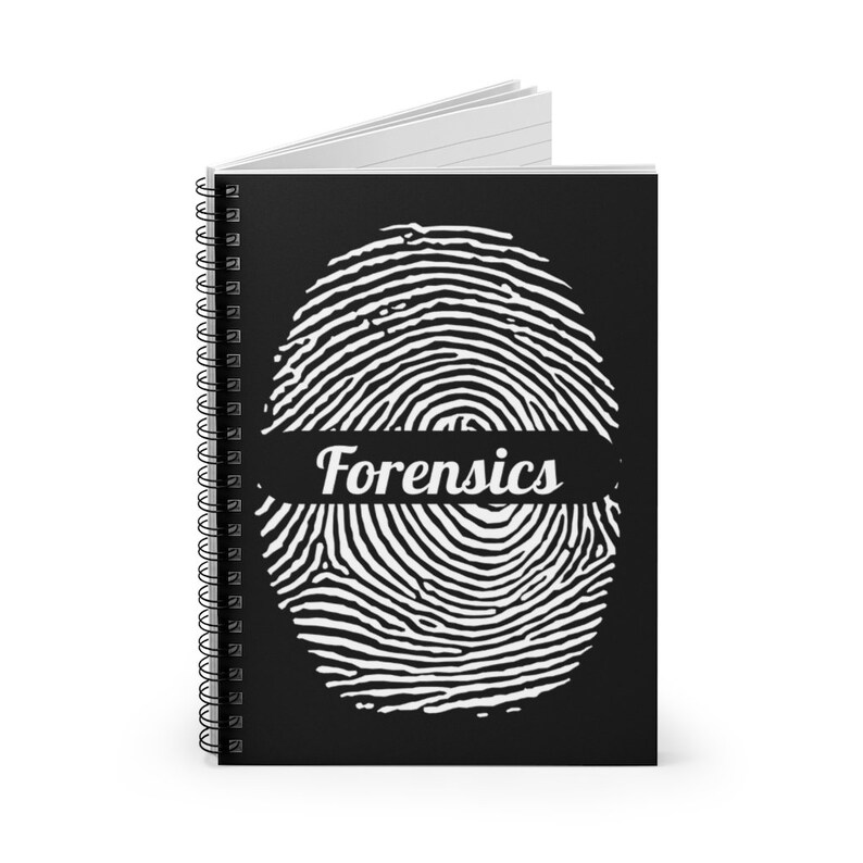 Forensic Science Journal Forensics Spiral Notebook Crime - Etsy