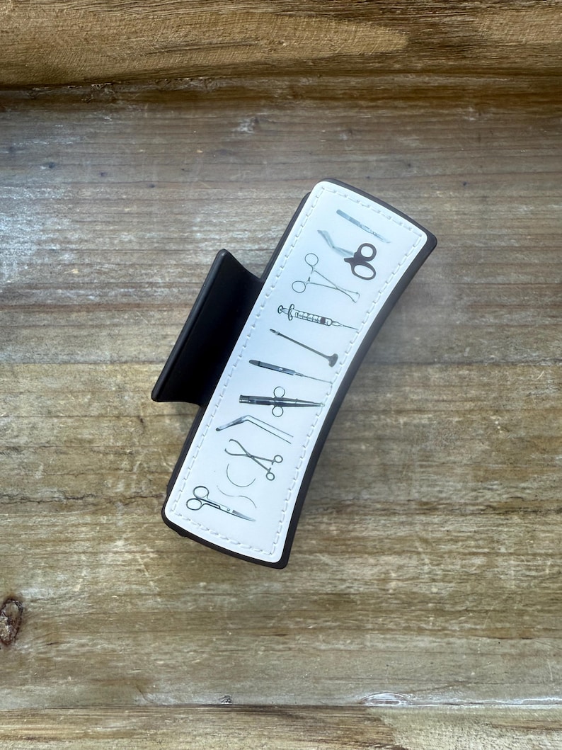 Mortician Hair Clip, Embalmer Claw Clip, Surgical Tools, Mortician Gift ...